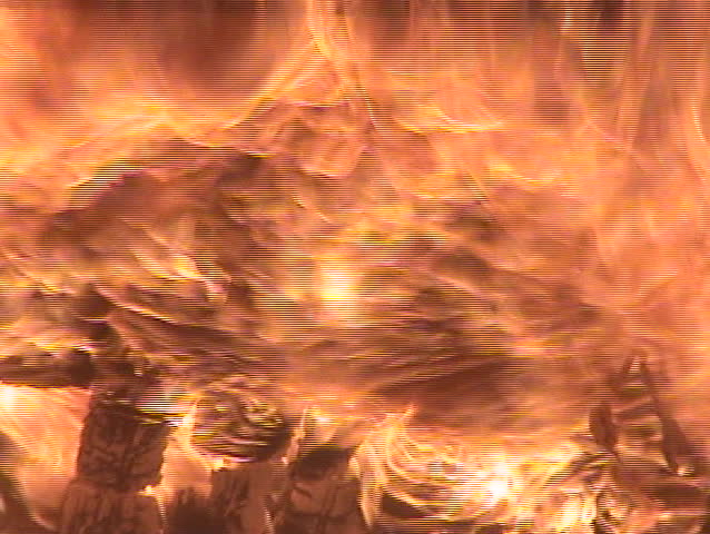 Closeup of Flames Rolling Across Stock Footage Video (100% Royalty-free ...