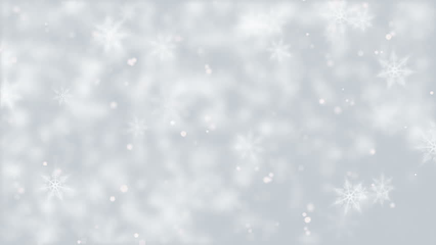 Falling Snow On A Gray Background Stock Footage Video 21818143 ...