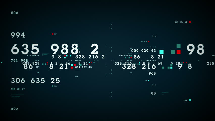 Data and Numbers - Data Stock Footage Video (100% Royalty-free ...