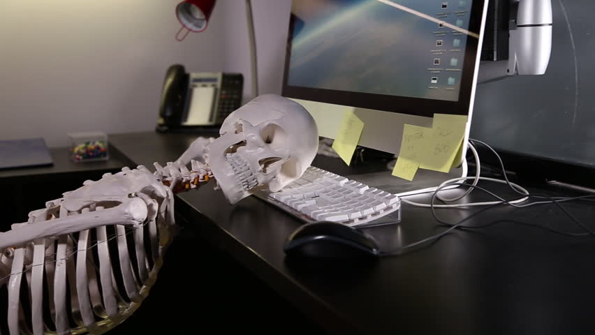 Corpse Died in the Office Stock Footage Video (100% Royalty-free ...