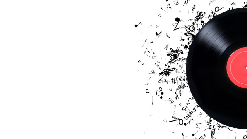 Vinyl Record + Alpha Matte. Hand Drawn Animation Of A Vinyl Record ...