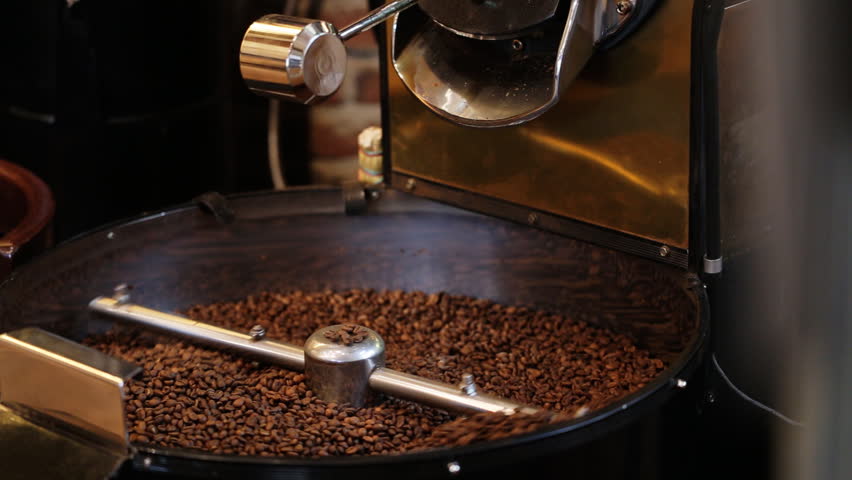 Mixing Roasted Coffee. Stock Footage Video (100% Royalty-free) 15004111 ...