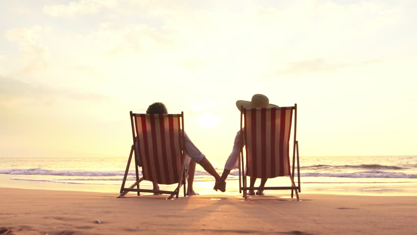 Retirement Vacation Concept, Happy Mature Stock Footage Video (100% ...