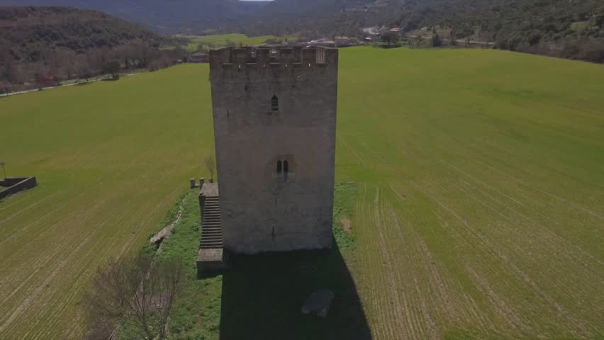 Aerial Footage Of Rattin Castle In Ireland, Built In The 16th Century ...