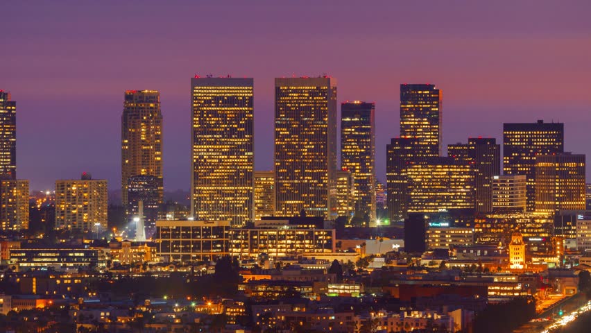 Zoom in On Century City Stock Footage Video (100% Royalty-free ...
