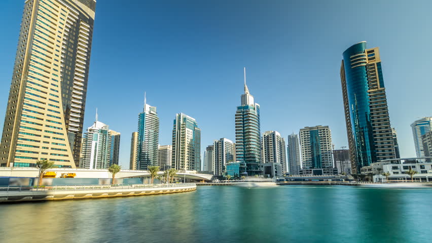 Dubai, United Arab Emirates - September 22, 2016: Views Of The Dubai ...