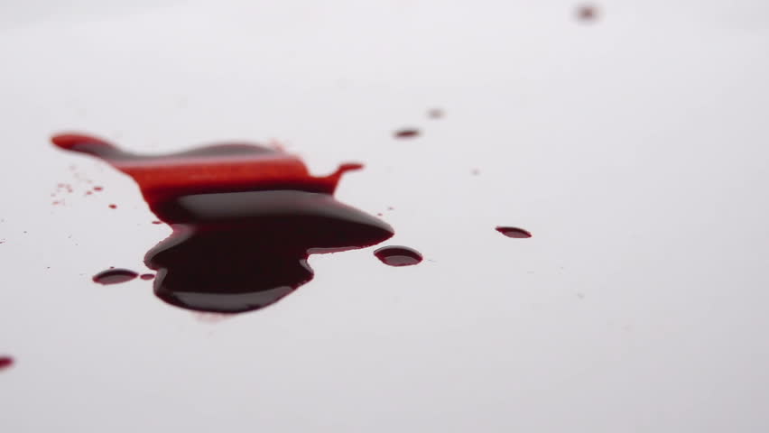 A Pool Of Blood On The Floor. Blood Drips Stock Footage Video 7063357 ...