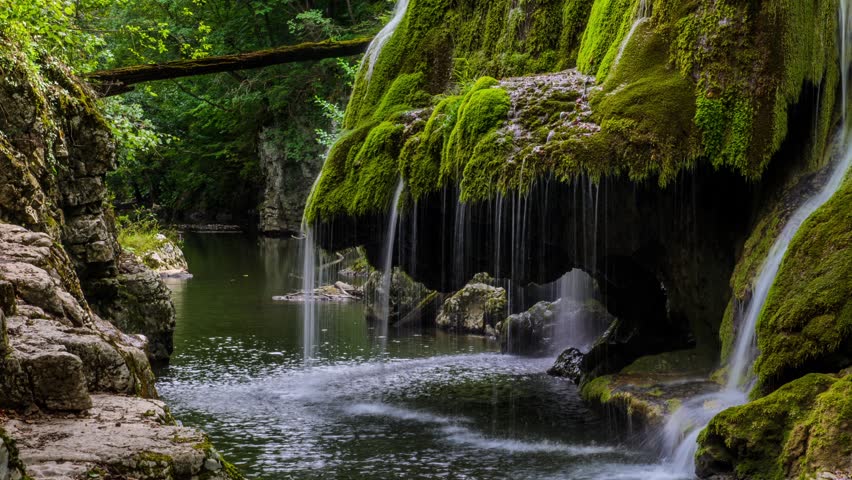 Time Lapse Of Bigar Waterfall Is One Of The Most Famous And Beautiful ...