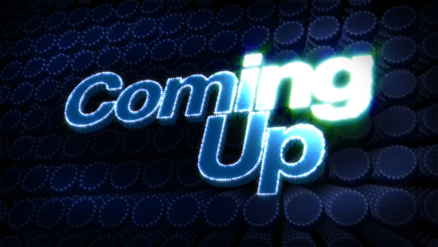 Coming up Glitz Sparkle Text Stock Footage Video (100% Royalty-free ...