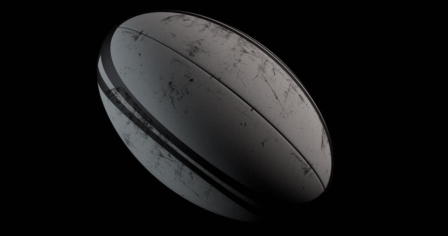 Rugby Ball Rotation Loop with Stock Footage Video (100% Royalty-free ...