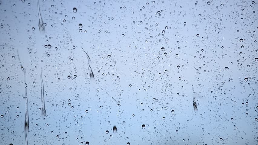 Beautiful Rain Drops Running Down A Window Pane. HD 1080. Stock Footage Video 6700973 | Shutterstock