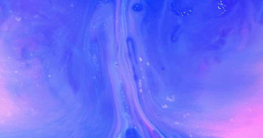 Color Drop Falling In Water Creating A Color Spread. Colorful Acrylic ...