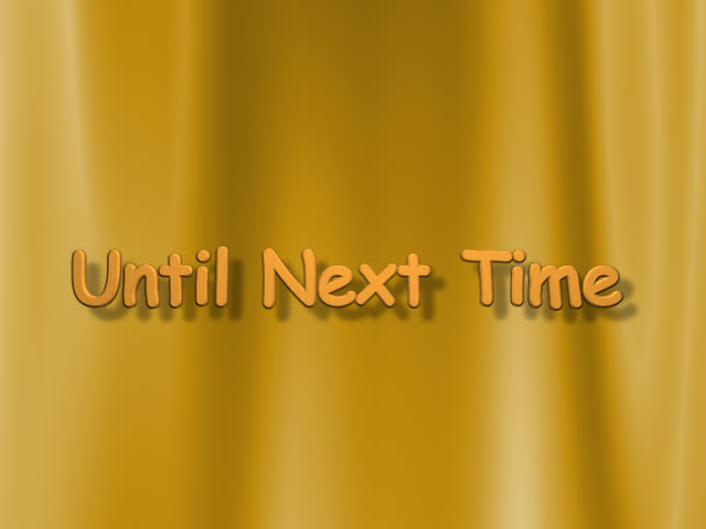 Until Next Time Title Stock Footage Video (100% Royalty-free) 1902631 ...