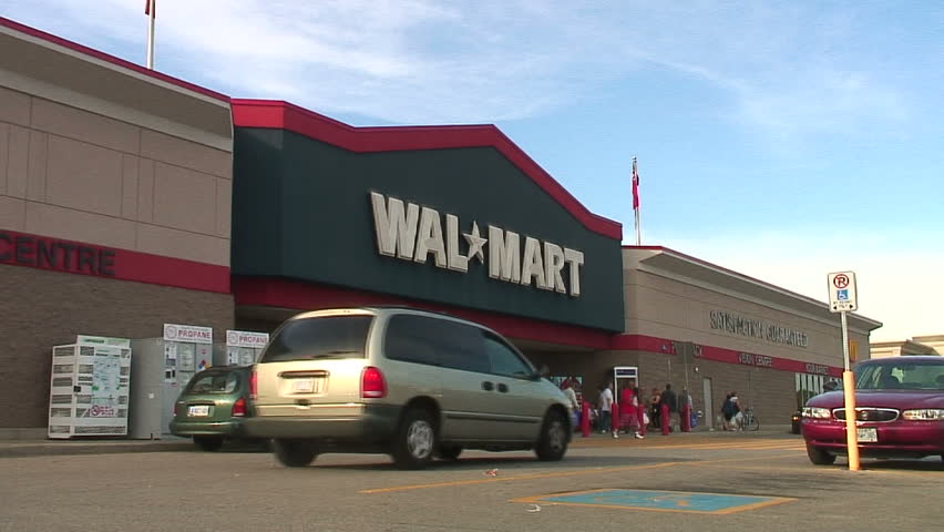 View Of Wal-Mart From Outside Stock Footage Video 7256 | Shutterstock