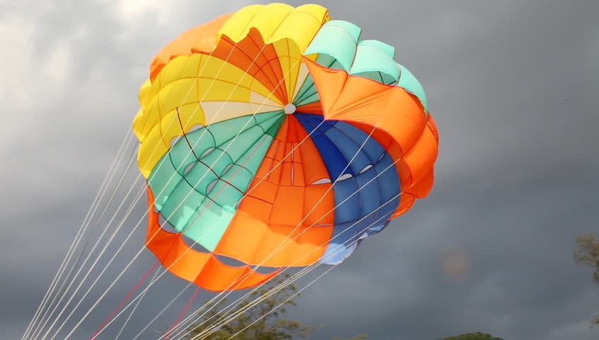 Parachute Close up Stock Footage Video (100% Royalty-free) 2004431 ...