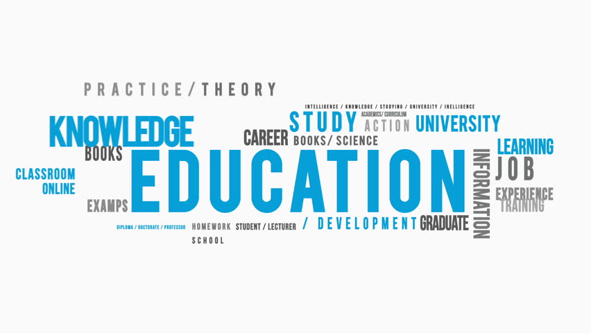 Education Typography 4 Stock Footage Video (100% Royalty-free) 20187151 ...