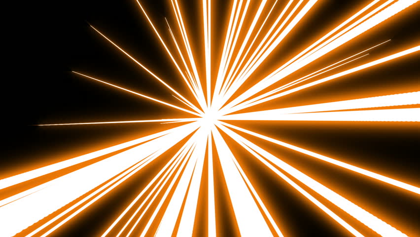 Light Rays Radiating Out From The Center. Seamlessly Loops. Stock ...