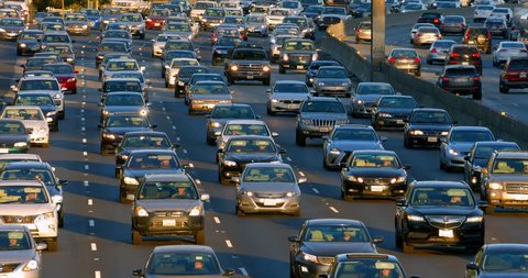 2016 Traffic Jam Congestion During Rush Hour Stock Video Footage - 4K ...
