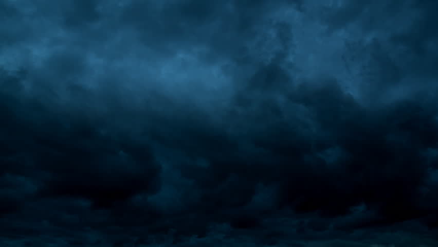 Night Sky. The Huge Dark Storm Clouds. Dark Blue Night Sky With Clouds ...