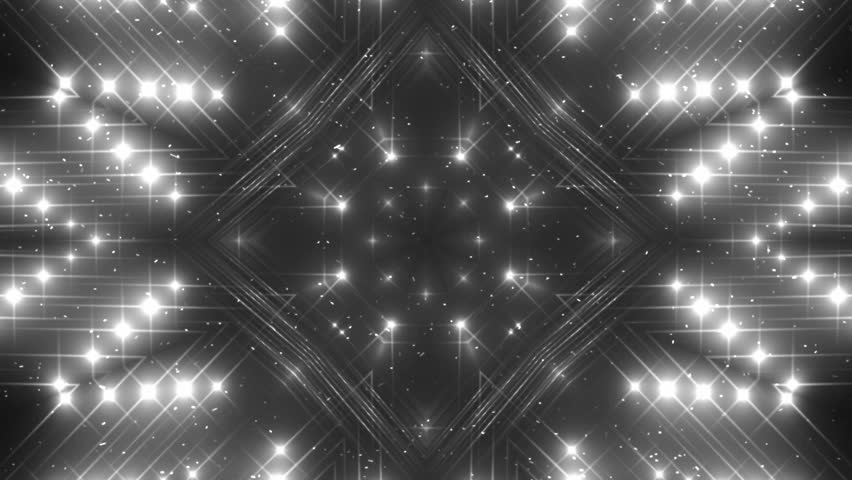 VJ Fractal Silver Kaleidoscopic Background. Background Grey Motion With ...