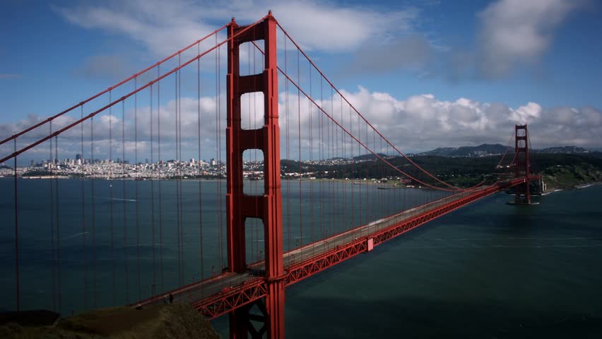 The Golden Gate Bridge in Stock Footage Video (100% Royalty-free ...
