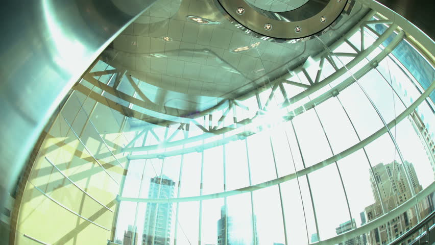 Moving Modern Day Glass Elevator Stock Footage Video (100% Royalty-free ...