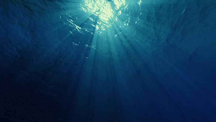High Quality Looping Animation Of Ocean Waves From Underwater With ...