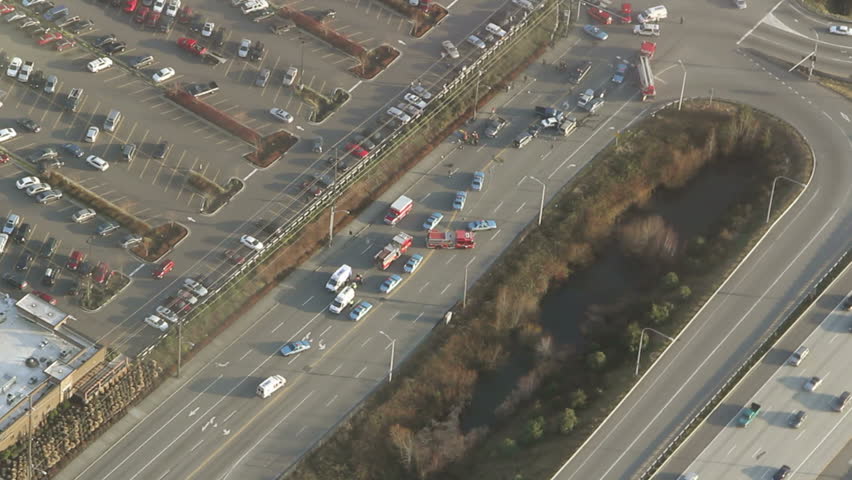 Multi-car Crash in Street Intersection Stock Footage Video (100% ...