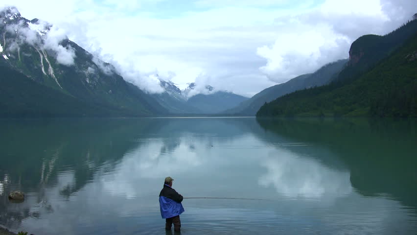 Chilkat Lake in Alaska with Stock Footage Video (100% Royalty-free ...