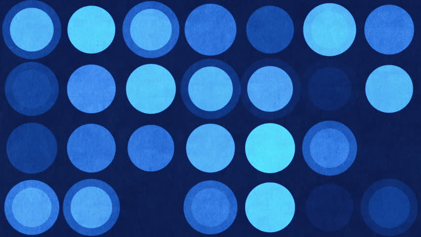 Abstract Background With Animation Of Flicker And Moving Retro Patterns From Colorful Circles