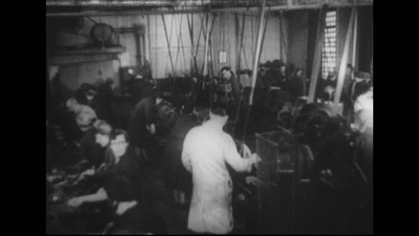Europe 1940s: People Work at Stock Footage Video (100% Royalty-free ...