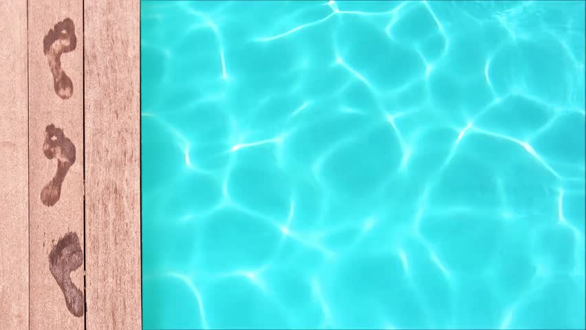 Seamless Loop - Wet Footprints Stock Footage Video (100% Royalty-free ...