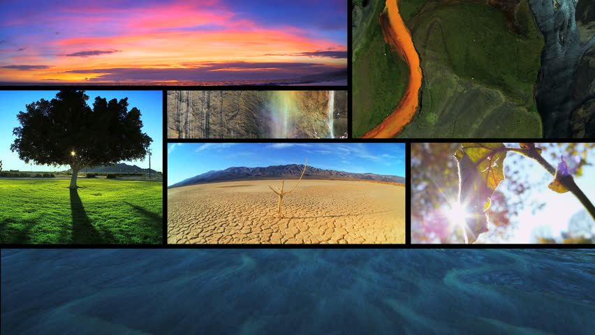 3D Video Montage Environmental Images Nature Life Plants Ocean Diving ...