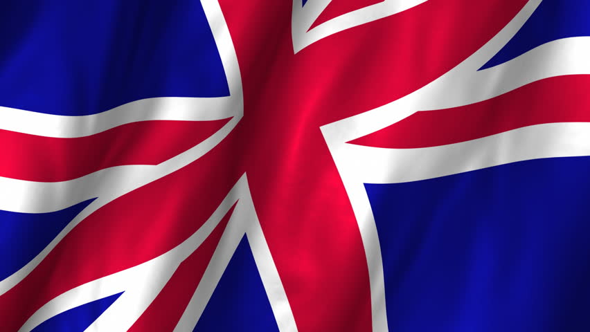 Realistic Ultra-HD British Flag Of The United Kingdom Waving In The ...