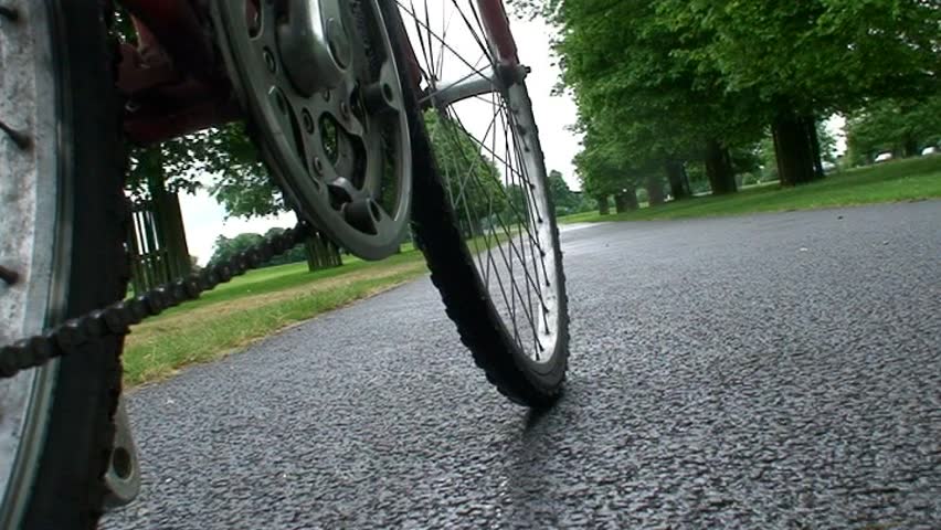 Pushing a Bicycle Down a Stock Footage Video (100% Royalty-free) 259891 ...