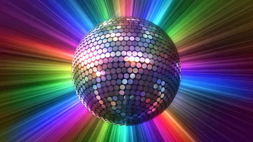 Disco Ball And Lasers Animation For Music Broadcast TV, Night Clubs ...