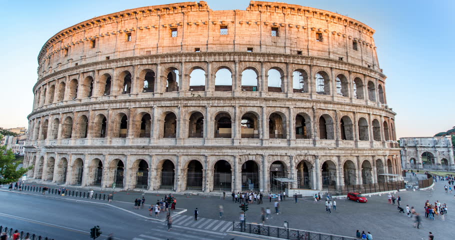 Stock Video Clip of The Colosseum or Coliseum day to night | Shutterstock