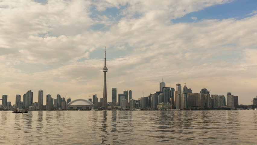 Toronto Skyline Day To Night Timelapse Stock Footage Video 1759328 ...