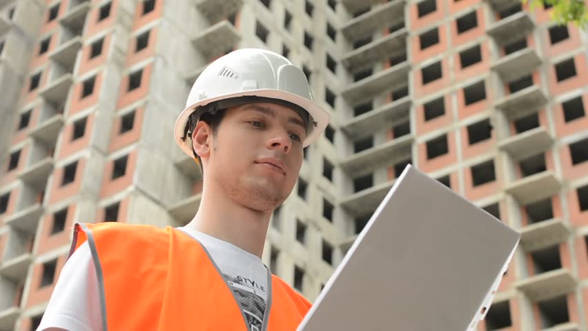 Construction Supervisor;builder Oversees The Construction Works And ...