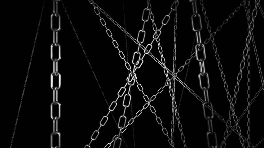 Chains Horror Background Strobe Light Stock Footage Video (100% Royalty ...