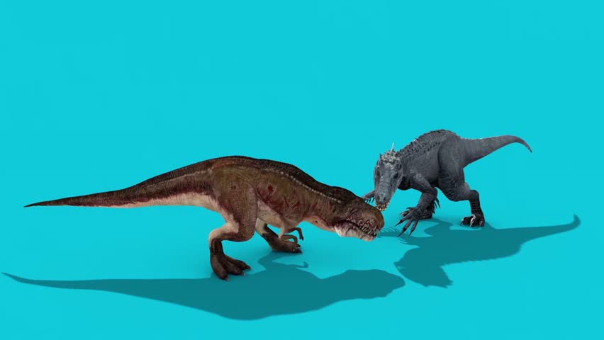 Videoclip stock a tema Jurassic T-Rex vs Indominus Rex Top Blue ...