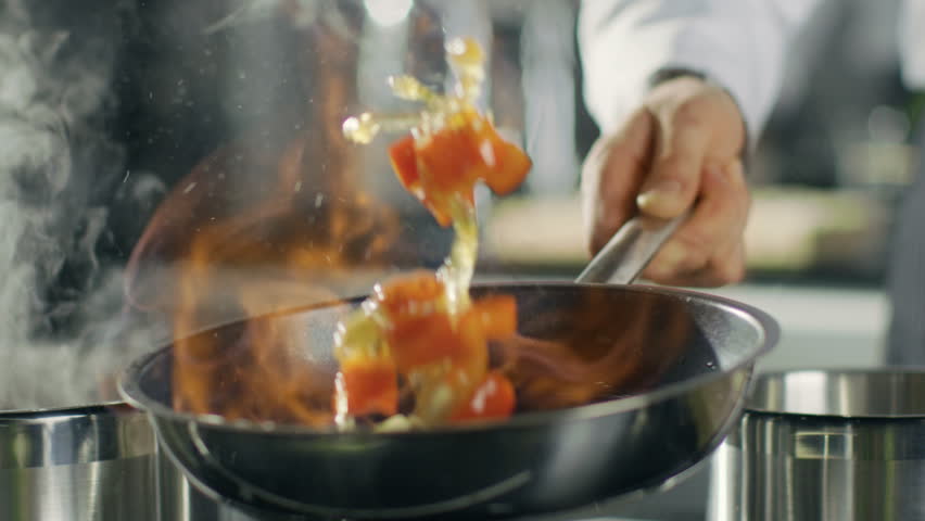 Close-up of a Chef Preparing Stock Footage Video (100% Royalty-free ...