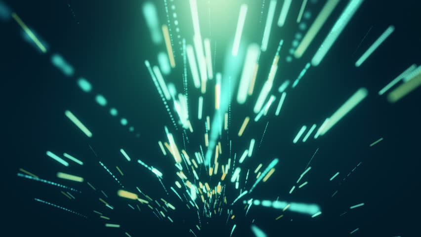 Optical Fibers Animation Of Distribution Of The Light Signal From A ...