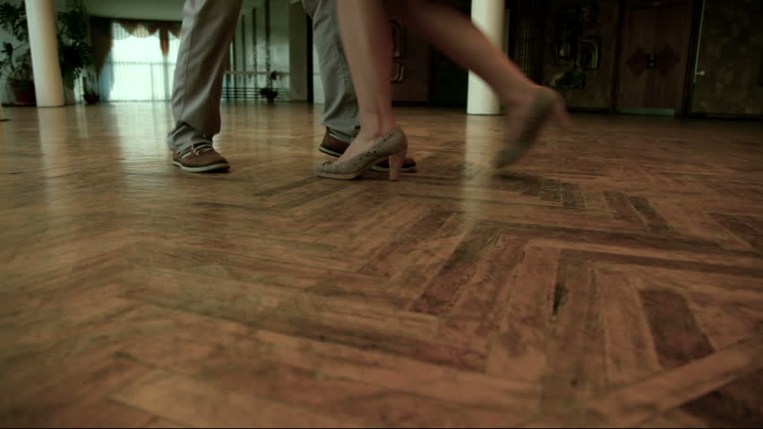 Couples Feet Doing Steps During Stock Footage Video (100% Royalty-free ...