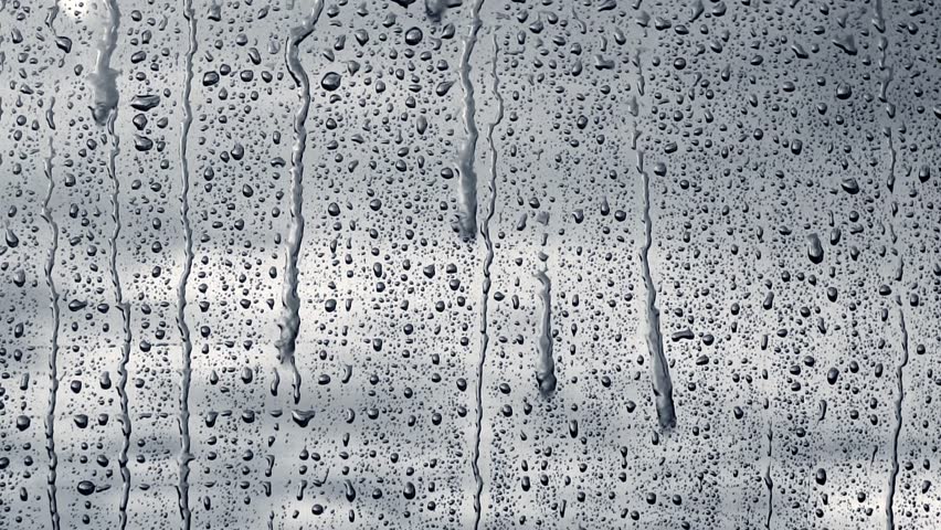 Water Dripping Down On Window Stock Footage Video (100% Royalty-free ...
