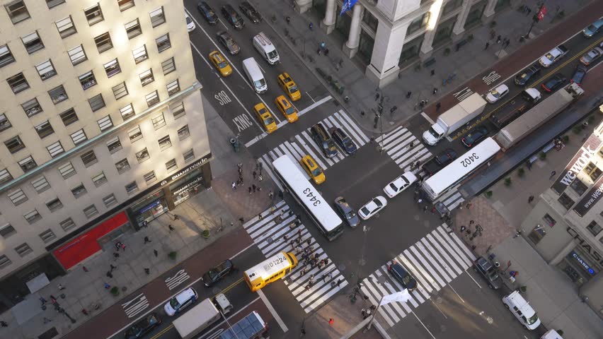 New York City - Circa 2017: Aerial View Of Midtown Manhattan ...