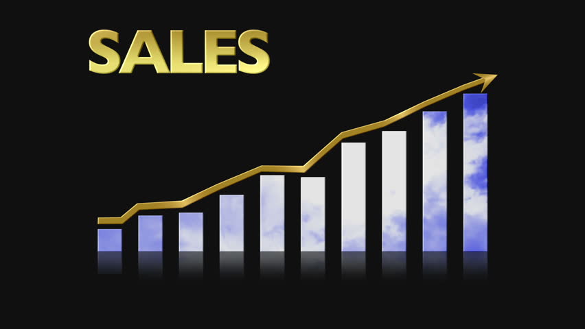 Animated Bar Graph Shows Upward Stock Footage Video (100% Royalty-free ...