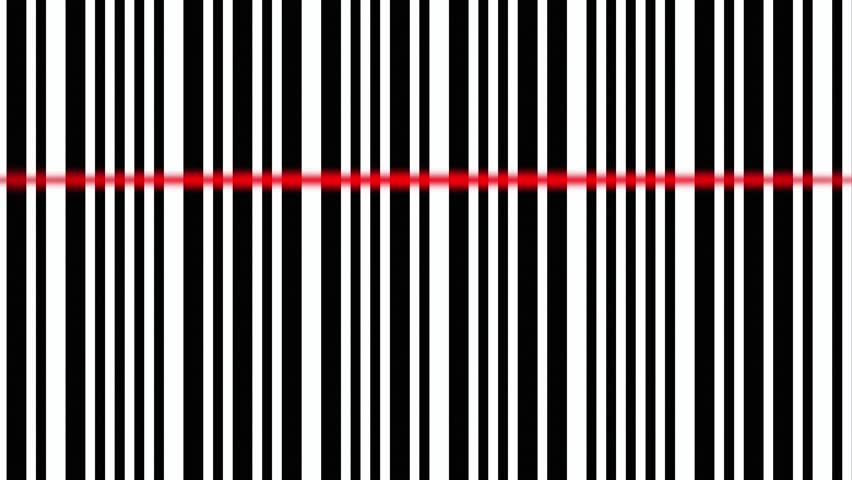 Detailed Scanning of a Barcode Stock Footage Video (100% Royalty-free ...