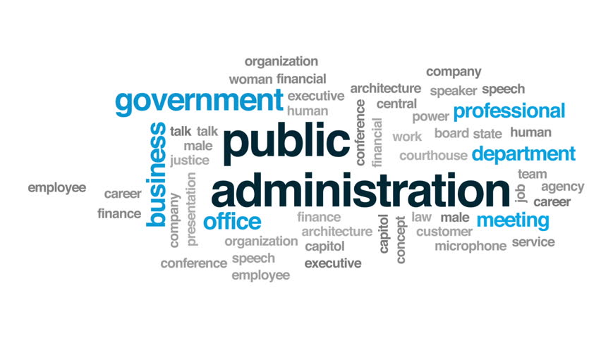 Public Administration Animated Word Cloud, 스톡 동영상 비디오(100% 로열티프리 ...