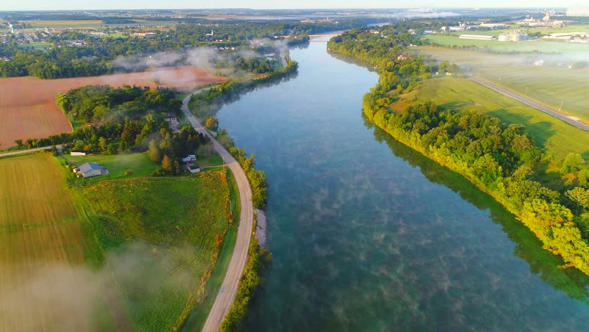 Wisconsin River Valley scenic landscape image - Free stock photo ...